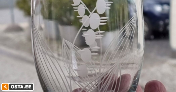 Ilus vana klaas 200ml. Vaata pilte (191997579) - Osta.ee