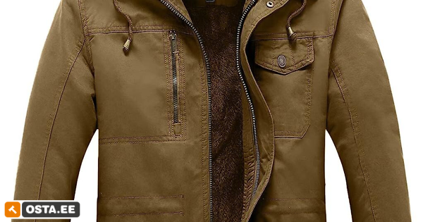 MEGA! Uoiuxc meeste talveparki tuulekindel mantel, L UUS! (196164415 ...