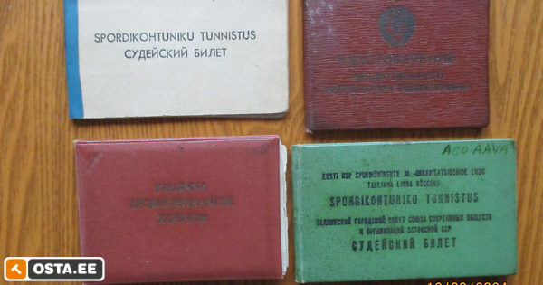 EW OHVITSER AGO AAVA DOKUMENDID KALANDUS KALASPORT ENSV (221870530 ...