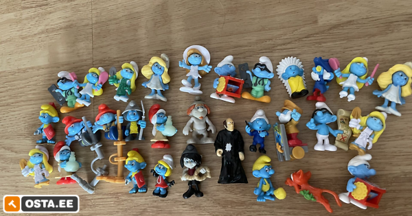 Kinder surprise üllatusmuna smurfid (180604268) - Osta.ee
