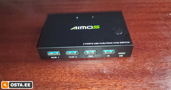 AIMOS AM-KVM201-CC KVM 2 Port HDMI/USB Switch (197221709) - Osta.ee