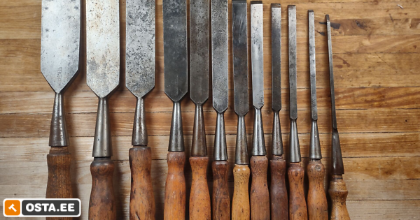 TH Witherby Set of 12 Firmer Chisels (Peitel) (191676413) - Osta.ee