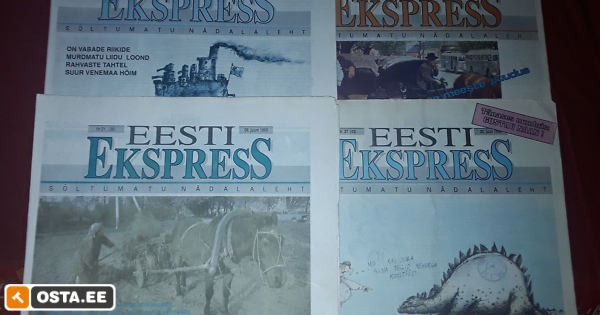 Eesti Ekspress 1990 nr.-d 20,21,27 ja 28 (216366764) - Osta.ee