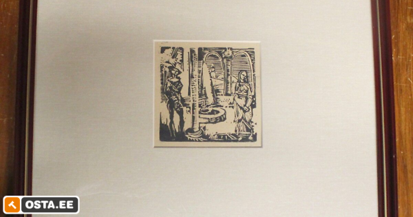 Vabbe Ado 1892-1961 "Motiiv purskaevuga" signeerimata (216356713) - Osta.ee