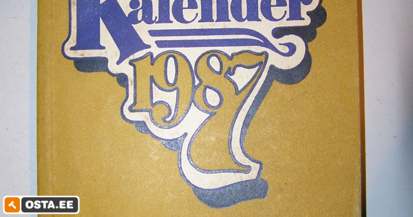 Raamat KALENDER TEATMIK 1987! (200349770) - Osta.ee