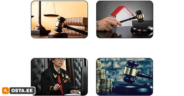 MEGA! Puidust kohtuniku nupp ja haamer UUS! (202397424) - Osta.ee