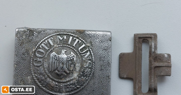 немецкая пряжка С нами Бог . Оригинал !!! (194461099) - Osta.ee