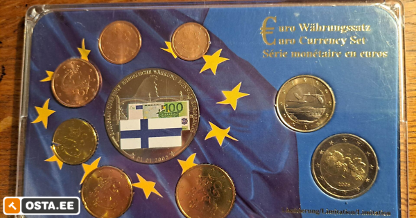 Soome euro müntide komplekt.UNC. (198658751) - Osta.ee