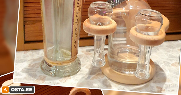 Tühad pudelid ja kaks pitsi. (218492717) - Osta.ee