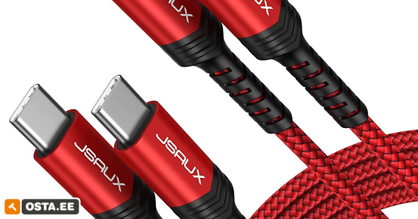 SUPER! USB-type C - USB type-C 2m kaabel UUS! (202416108) - Osta.ee