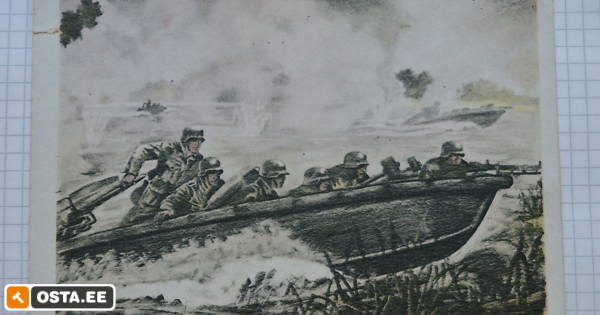 MK431 WW2 Pionier-Stosstrupp greft im Sturmboot an Nr.211 (213397905 ...