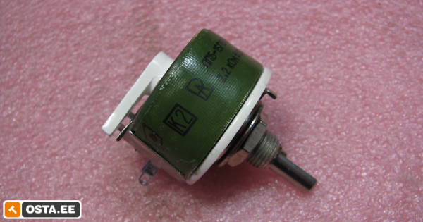 Reostaat 2,2 kilooomi (202585131) - Osta.ee