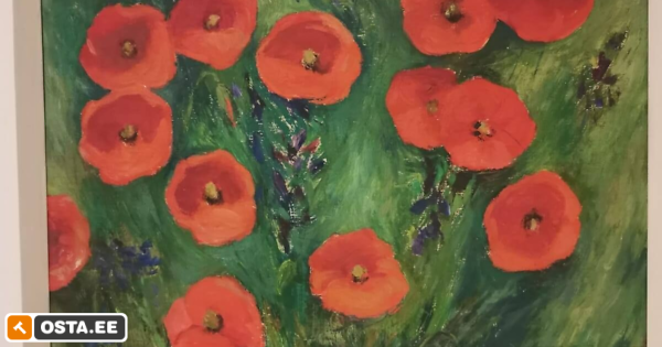 Epp Maria Kokamägi ema Imbi Lind 1974 signeeritud õlimaal (209847845 ...