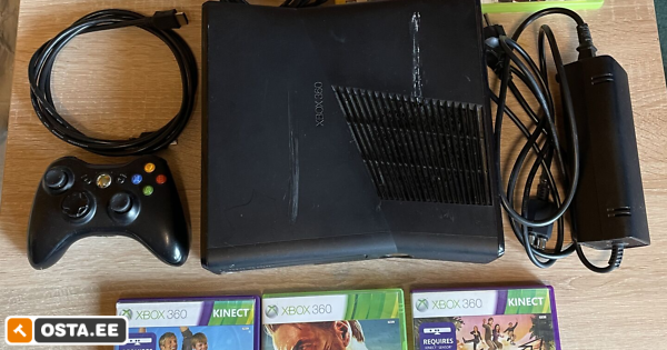 Xbox 360+ kinect+ 5mängu (222042114) - Osta.ee
