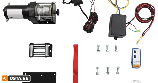 Elektriline vints 1360 kg 12 V paigaldusplaat, juhtmeta pult (227148302 ...