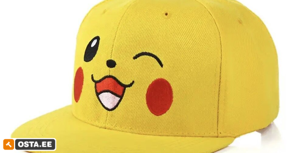 Pokemon Pikachu uwu Kawaii Nokamüts kollane (199370005) - Osta.ee