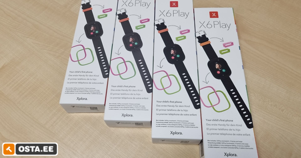 Xplora X6 Play nutikell/telefon lastele (must) (198305104) - Osta.ee