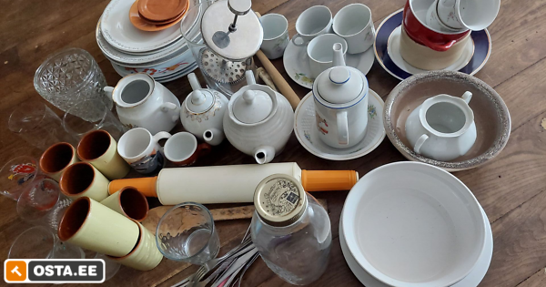 Hulgi. Kasutatud nõud jm köögitarbed. (201248646) - Osta.ee