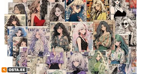 Anime kleepsude komplekt 60tk (214369704) - Osta.ee