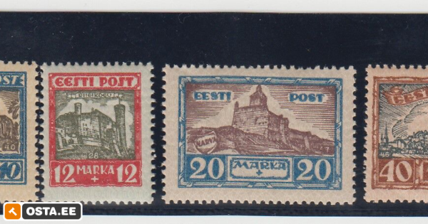 EESTI.VANAD LINNAD TÄIS SARI.HORISONTAALSED VESI.PUHAS MNH** (209339410 ...