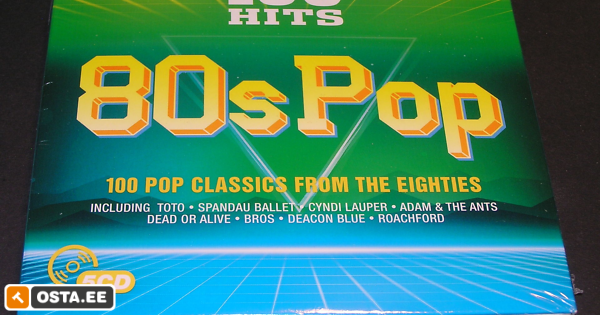 KOGUMIK " 80s POP - 100 HITS " 5CD ! UUS JA KILES ! (188001536) - Osta.ee