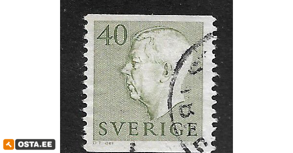 Rootsi 1957 kuningas Gustav Adolf VI, templiga (196325295) - Osta.ee