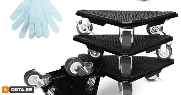 EVER GOODS raske mööbli transport rattad 600 kg (207870492) - Osta.ee