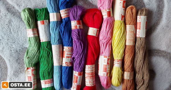 KÄSITÖÖNIIDID MULINEE 10 TK. ( 1 tk. 20 m.) (183737416) - Osta.ee