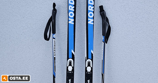 Laste suusad 140cm ja suusakepid 100cm NNN (205703518) - Osta.ee