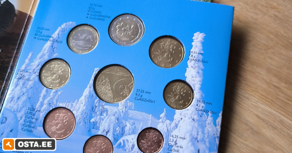 Soome 2003, 1c-2 euro + kuldne medal, BU (227701107) - Osta.ee