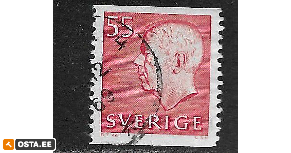 Rootsi 1969 kuningas Gustav Adolf VI, templiga (196325321) - Osta.ee