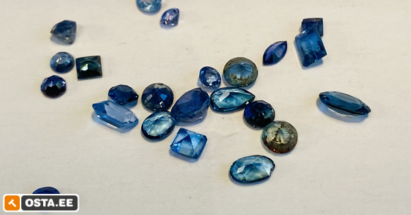 LOODUSLIK SAFIIR ERIVEVA KUJUGA JA KAALUGA (180422553) - Osta.ee