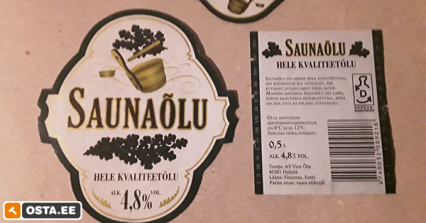Viru Õlu õllesilt "Saunaõlu" (208940524) - Osta.ee