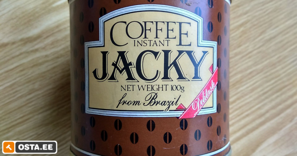 retro vana kohvipurk coffee Jacky 1989 (195005217) - Osta.ee