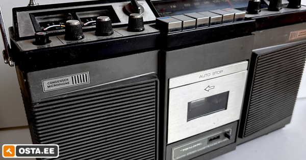 Realistic SCR-1 (14-771) Portable Stereo Boombox (196083473) - Osta.ee