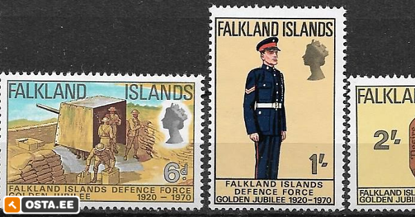 Falklandi saared 1970 (Mi-183-186 ) MNH (203055582) - Osta.ee