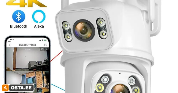 VALVEKAAMERA 8MP 4K PTZ Wifi Camera+64GB card (216811487) - Osta.ee