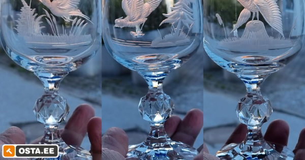 Väga ilusad kasutamata kristall pokaalid 200ml- 3tk. (193666726) - Osta.ee