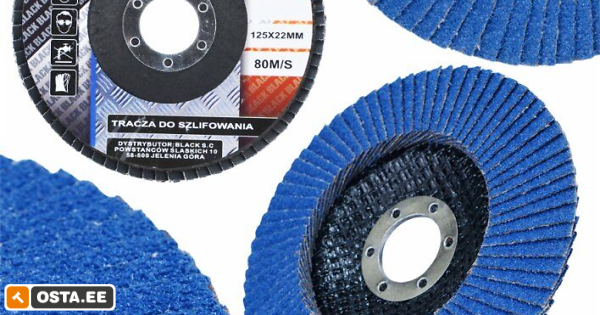 Nr. 2134 Lamellkettad metallile 125mm P80 10 TK 42701 80 (227708710) - Osta.ee