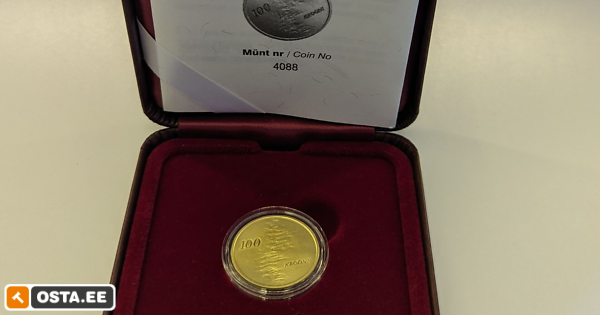 Eesti meenemünt 'Eesti inimene', 100 krooni (2010) (205485146) - Osta.ee