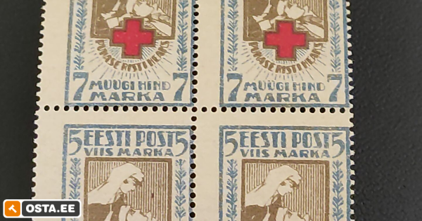 Eesti vana postmark / Punane rist (194437965) - Osta.ee