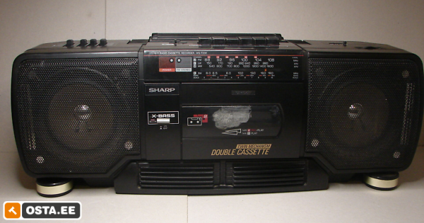 RAADIO KASSETIMÄNGIJA SHARP WQ-T238H(BK) (189237800) - Osta.ee