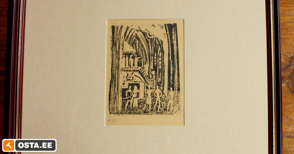 Vabbe Ado 1892-1961 "Katedraalis" sign. (194179839) - Osta.ee