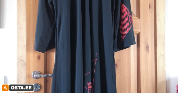 Must pikk kleit, kasutatud 3XL (193417589) - Osta.ee