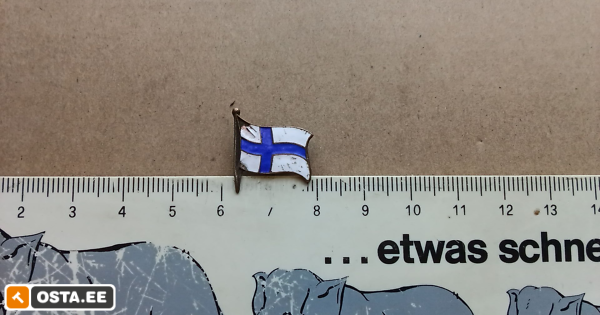Rinnamärk lipp SOOME email veidi kahjustunud (217301614) - Osta.ee