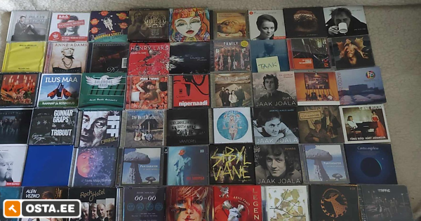 Suurem kogus Eesti muusika CD-d. Erineva muusikaga. (199979196) - Osta.ee