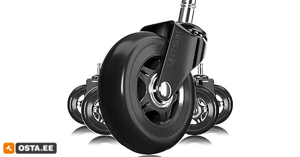 MEGA! LifeLong, Kontoritooli rataste komplekt, 5 tk! UUS! (217818166 ...