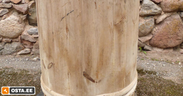 Vana suur puidust tünn Setomaalt. (183234102) - Osta.ee