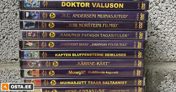 17 uut DVD vene multifilmid /animatsiooni kullafond (195315598) - Osta.ee