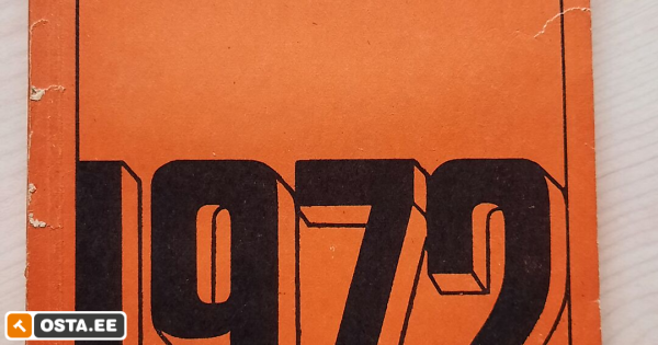 Raamat-kalender 1972 (212534383) - Osta.ee